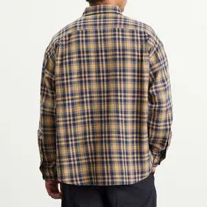 Visvim Lumber Check Long Sleeve Shirt - Navy