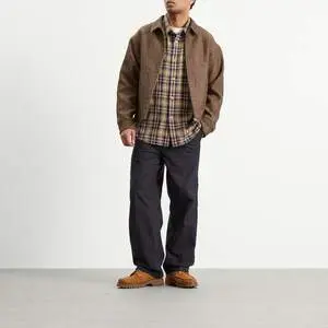 Visvim Lumber Check Long Sleeve Shirt - Navy