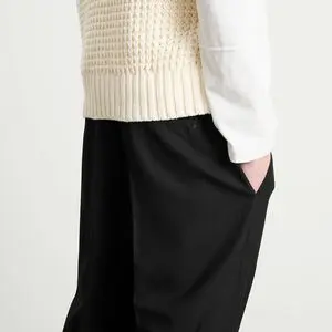 ABOUT:BLANK Pleated Trousers V2 - Black
