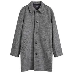 A.p.c. Pete Check Wool Mac