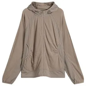 HIKING PATROL Orbit Jersey Hooded Jacket - Walnut