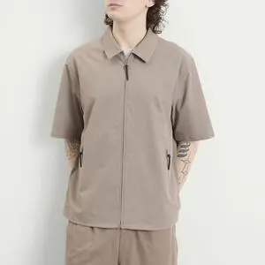 HIKING PATROL Edge Lt Softshell Technical Short Sleeve Shirt - Walnut