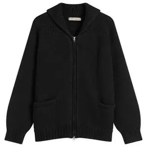 FRIZMWORKS Cowichan Zip Up Cardigan - Black