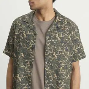 KESTIN Landscape Print Crammond Shirt