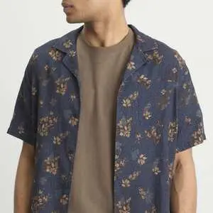KESTIN Gorse Print Crammond Shirt