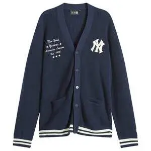New Era Mlb New York Yankees Script Cardigan