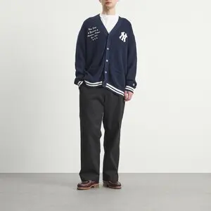 New Era Mlb New York Yankees Script Cardigan
