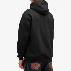 BUTTER GOODS Denim Logo Applique Hoodie