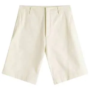 JIL SANDER Relaxed Fit Chino Shorts - Eggshell