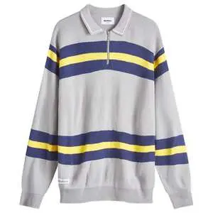 BUTTER GOODS Polo Knit Jumper - Grey