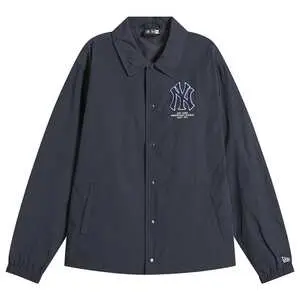 New Era Mlb New York Yankees Coaches Jacket In | Size: | Polyester/nylon | End Clothing - Navy