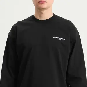 MKI MIYUKI ZOKU Design Studio Long Sleeve T-shirt - Black