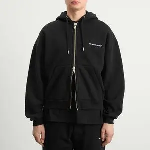 MKI MIYUKI ZOKU Uniform Zip Hoodie - Black