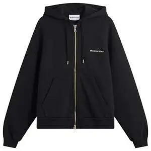 MKI MIYUKI ZOKU Uniform Zip Hoodie In | Size: | Cotton/polyester | End Clothing - Black