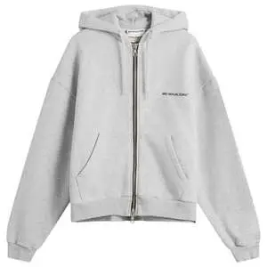 MKI MIYUKI ZOKU Uniform Zip Hoodie In | Size: | Cotton/polyester | End Clothing - Grey