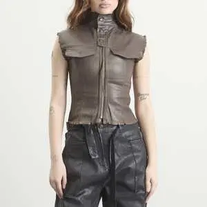 Ottolinger Glazed Denim Zip Top