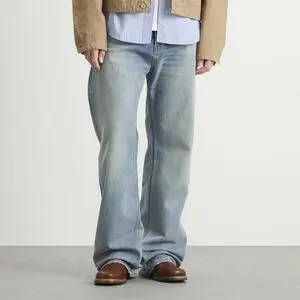 Rhude Relaxed Traxedo Denim Jeans