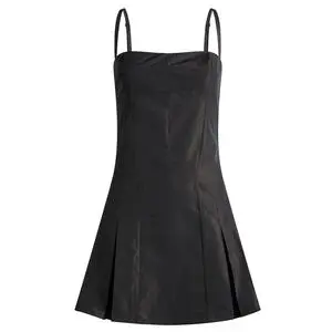 PEACHY DEN Michele Mini Dress - Chocolate