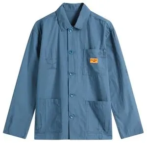 SERVICE WORKS Poplin Printed Chore Shirt - Slate