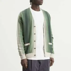 BEAMS Multi Stripe Cardigan