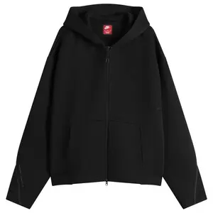 Nike Tech Full Zip Fleece Hoodie - Black