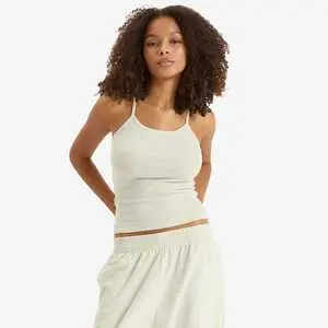 SKIMS Cotton Rib Scoop Tank - Spearmint