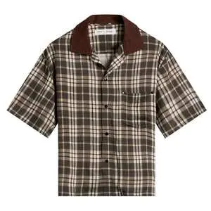 Toga Printed Polo Top - Grey