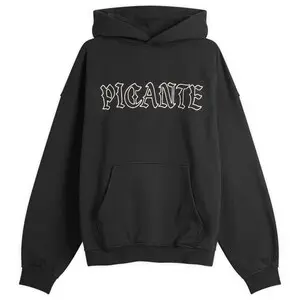 PICANTE End. X Headline Chain Stitch Hoodie - Black