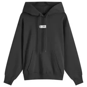 MAISON MARGIELA Numbers Patch Logo Hoodie - Black