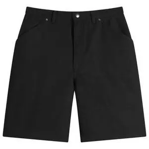 Moncler Cotton Gabardine Shorts - Black