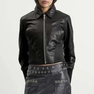 DEADWOOD Angel Recycled Leather Jacket