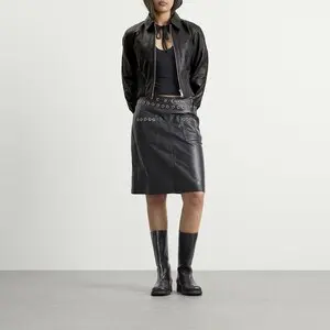DEADWOOD Angel Recycled Leather Jacket