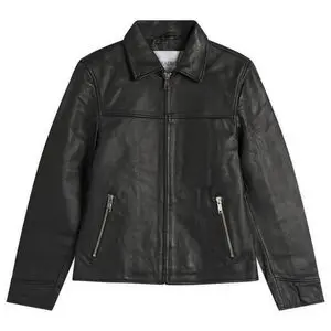 DEADWOOD Bruno Upcycled Leather Jacket - Black
