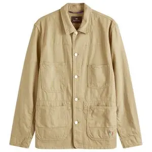 Paul Smith Broad Stripe Zebra Chore Jacket - Green