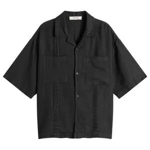 ABOUT:BLANK Guayabera Vacation Shirt - Black