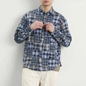 CAFÉ MOUNTAIN Patchwork Check Heritage Shirt
