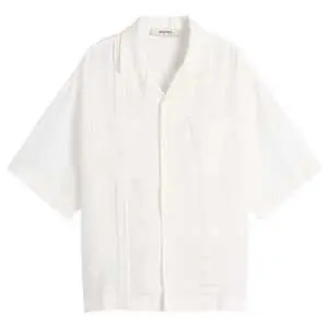 ABOUT:BLANK Guayabera Vacation Shirt In | Size: | End Clothing - Oat