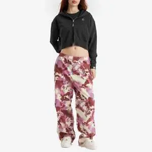 A BATHING APE Pigment Dyed One Point Crop Zip Hoodie
