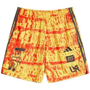 Adidas Los Angeles Fc Nts Shorts - Fuchsia/red/yellow