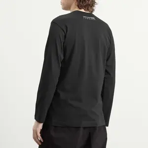 Comme Des Garçons Cotton Long Sleeve T-shirt - Black