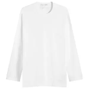 Comme Des Garçons Cotton Long Sleeve T-shirt - White