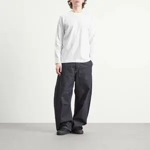Comme Des Garçons Cotton Long Sleeve T-shirt - White