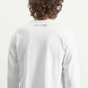 Comme Des Garçons Cotton Long Sleeve T-shirt - White