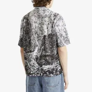 NO PROBLEMO Bigfoot Airtex Hawaiian Shirt