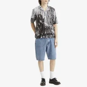 NO PROBLEMO Bigfoot Airtex Hawaiian Shirt
