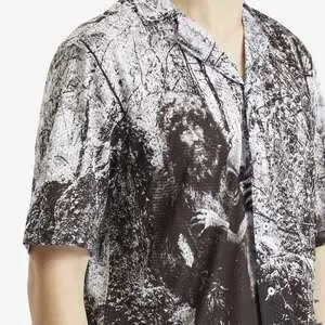 NO PROBLEMO Bigfoot Airtex Hawaiian Shirt