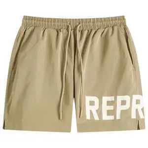 REPRESENT Swim Shorts - Khaki