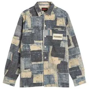 PLEASURES Boro Work Jacket - Indigo