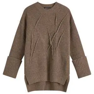Undercover Oversized Knitted Jumper - Brown