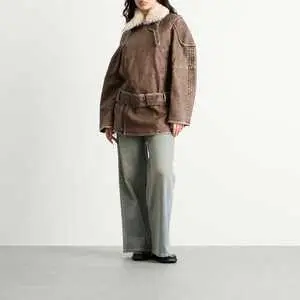 DIESEL® G-eyser Faux Shearling Coat
